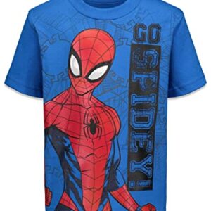 Marvel Spider-Man Little Boys 4 Pack T-Shirts Spiderman 6