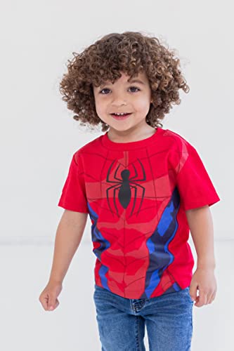 Marvel Spider-Man Little Boys 4 Pack T-Shirts Spiderman 6