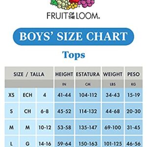 Fruit of the Loom boys Cotton White T Shirt Underwear, - 5 Pack White, X-Small US