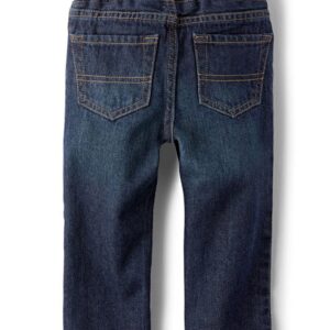 The Children's Place Baby Boys' Pull On Straight Jeans, Liberty Blue, 2T