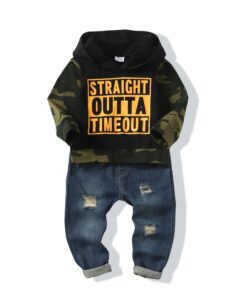 2 3 year old boy clothes hoodie baby boy winter outfits denim jeans baby sweatsuit outfit 2t 3t boy clothes fall camo