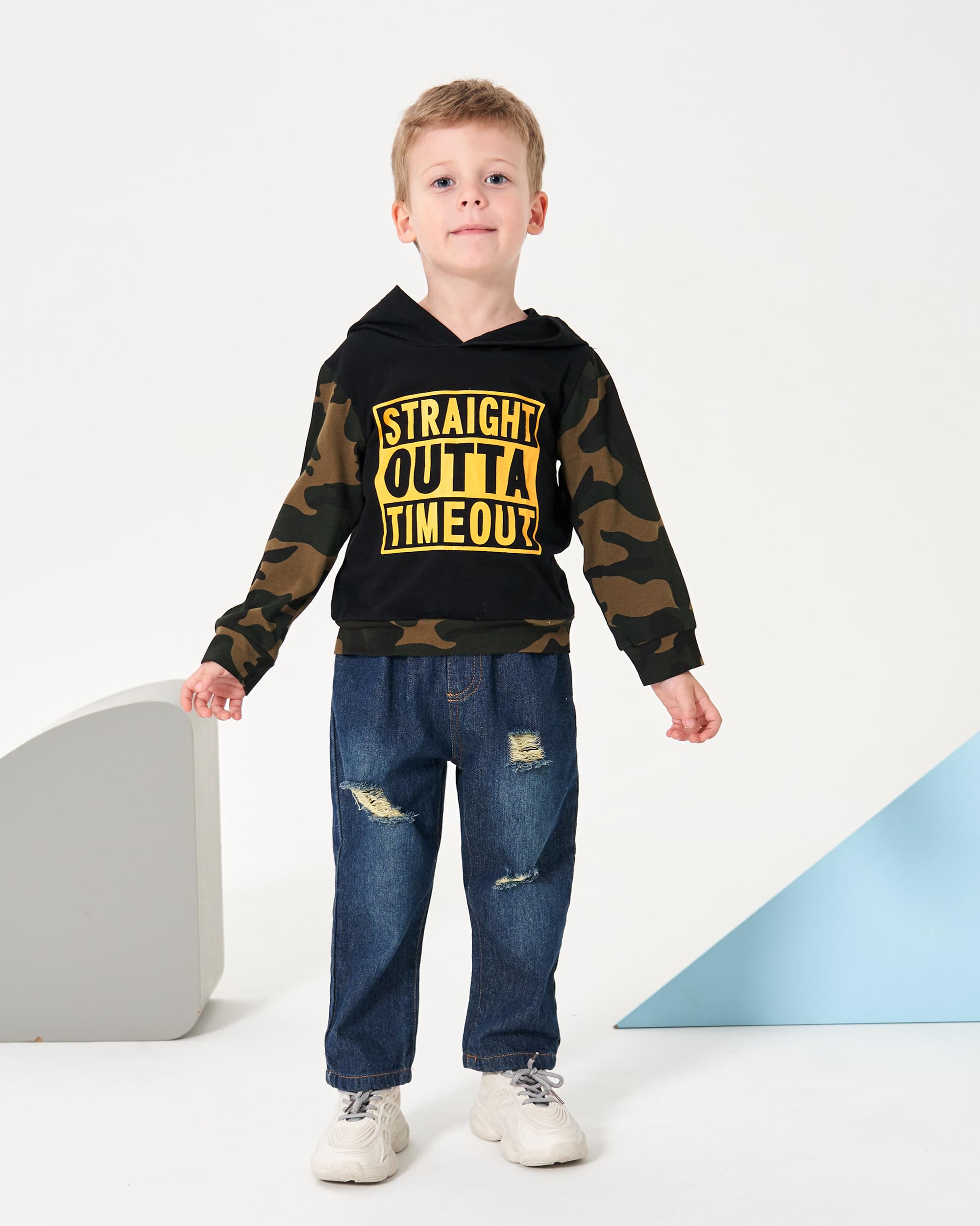 2 3 Year Old Boy Clothes Hoodie Baby Boy Winter Outfits Denim Jeans Baby Sweatsuit Outfit 2T 3T Boy Clothes Fall Camo