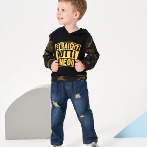 2 3 Year Old Boy Clothes Hoodie Baby Boy Winter Outfits Denim Jeans Baby Sweatsuit Outfit 2T 3T Boy Clothes Fall Camo