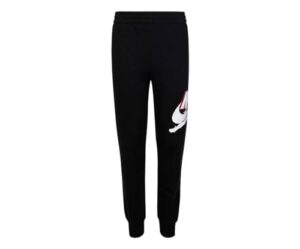 jordan boys youth classics jogger fleece sweatpants size m, l, xl (black (95a434), large)