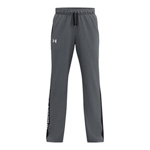 under armour boys brawler 2.0 pants , pitch gray (012)/white , large