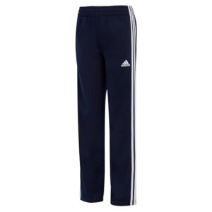 adidas boys active sports athletic tricot jogger track pants, navy, small us