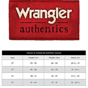 Wrangler Authentics Boys' Classic Denin Overall, Forest Night Camo, 4T