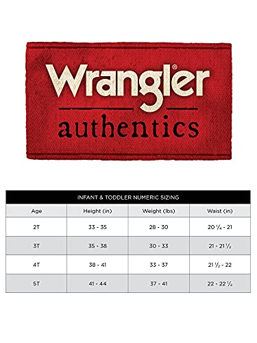 Wrangler Authentics Boys' Classic Denin Overall, Forest Night Camo, 4T