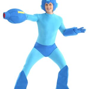 Fun Costumes Men's Capcom Blue Mega Man Costume, Classic Video Game Rockman Cosplay X-Large