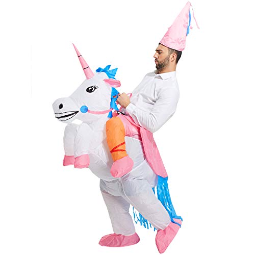 TOLOCO Inflatable Costume for Adults Unicorn Costume Blow up Costume Adult Halloween Costumes