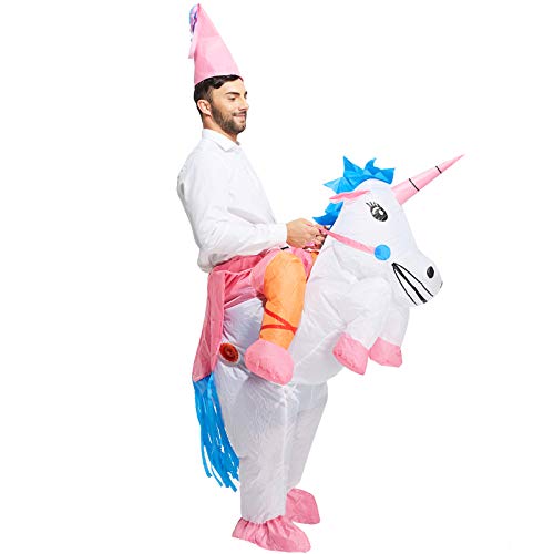 TOLOCO Inflatable Costume for Adults Unicorn Costume Blow up Costume Adult Halloween Costumes