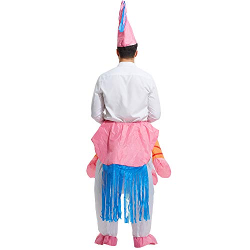 TOLOCO Inflatable Costume for Adults Unicorn Costume Blow up Costume Adult Halloween Costumes