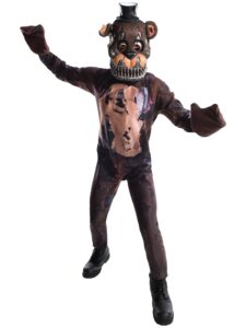 rubie's costume boys five nights at freddy's nightmare fazbear costume, large, multicolor