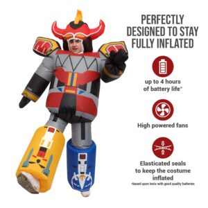 Morph Giant Megazord Costumes Adult, Adult Megazord Costume, Megazord Power Rangers Costume Adult, Megazord Costume