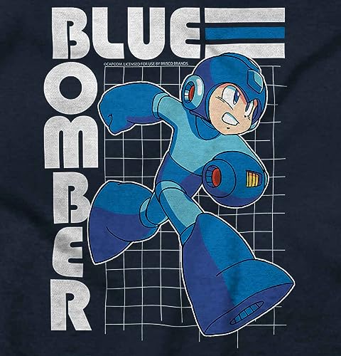 Brisco Brands Mega Man Video Game Blue Bomber Baby Romper Boys or Girls