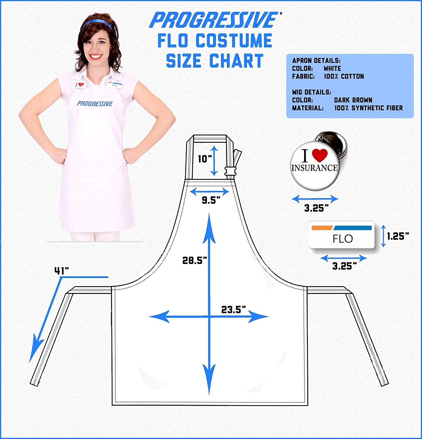 Costume Agent Progressive Flo TV Commercial Character Insurance Halloween Costume