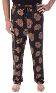 star wars men's shady chewbacca sleep lounge pajama pants (2x-large)