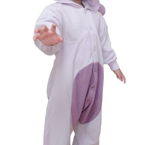 SAZAC Kigurumi - Pokemon - Mewtwo - Onesie Jumpsuit Halloween Costume -Kids Size (5-9 Year Old) Purple