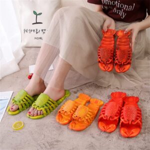 TOTENJS Lobster Slippers, Fish Slippers,bass Sandals, Animal Slippers Flops