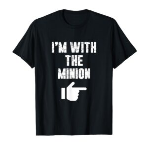 I'm with the Minion Fun Easy Playful Halloween Costume T-Shirt