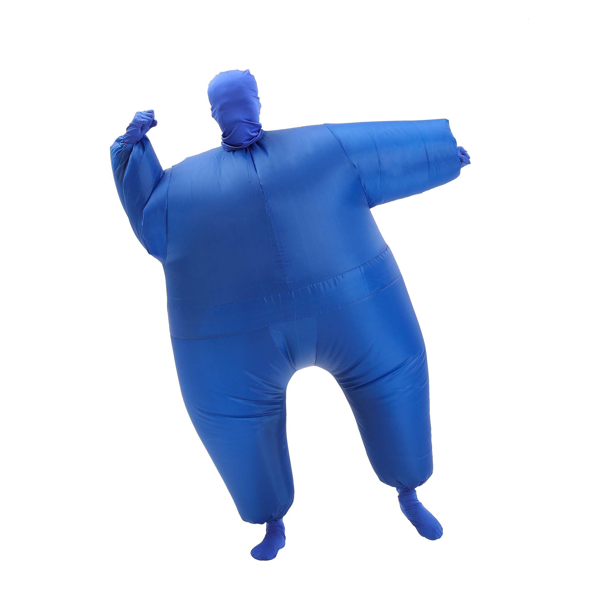 IHGYT Inflatable Masquerade Costume Full body suit Air Blow up Costumes Fancy Dress Ball Party Christmas Carry Funny Cosplay Halloween Carnival Jumpsuit Suit Outfit (blue)