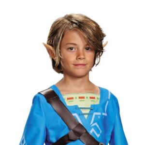 Link Breath Of The Wild Deluxe Costume, Blue, Large (10-12)