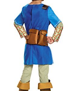 Link Breath Of The Wild Deluxe Costume, Blue, Large (10-12)