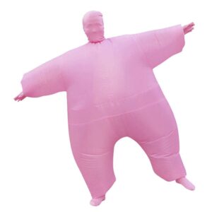 rhythmarts pink inflatable costume chub costume inflatable full body suit blow up costume for adult