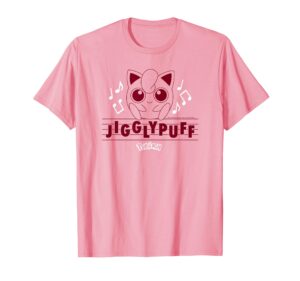 pokémon - jigglypuff music notes t-shirt