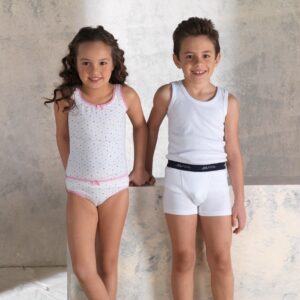 Brix Boys Undershirt Tank Top - White Tagless 100% Cotton Super Soft 4 Pack Novelty.