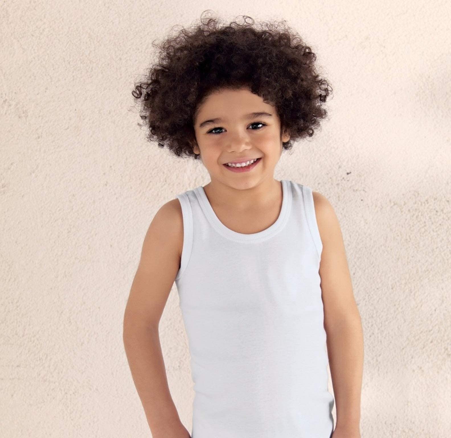 Brix Boys Undershirt Tank Top - White Tagless 100% Cotton Super Soft 4 Pack Novelty.