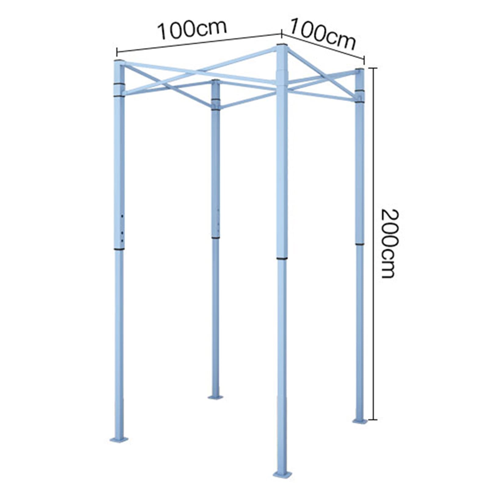 AMSXNOO Portable Clothing Store Fitting Room, Mobile Foldable Changing Room Dressing Room with Shading Curtain and Hook Up, Temporary Locker Room for Boutiques Office Mall, Installation-Free