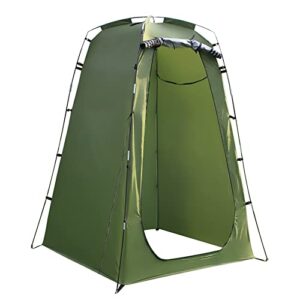 lixada outdoor 6ft quick set up privacy tent pop-up tent, toilet, camp shower, portable changing room for camping shower biking toilet beach