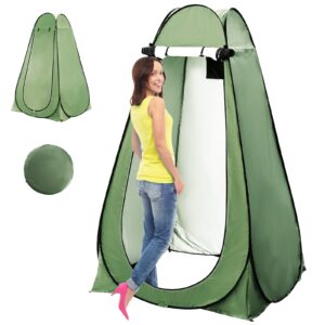 portable pop up privacy tent, outdoor camping shower tent with carry bag, camp toilet changing room for hiking picnic fishing beach, lightweight, easy set up and sturdy