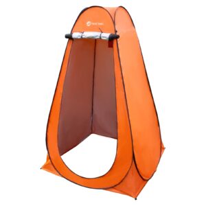 tahoe trails pop up pod -privacy shower tent - portable outdoor indoor changing tent for camping hiking beach toilet bathroom dressing room - with carry bag - large