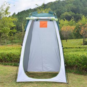 WOBBLO Camping Portable Toilet Tent, Portable Outdoor Shower Tent, Camping Shower Tent Changing Room for Outdoors Hiking Travel