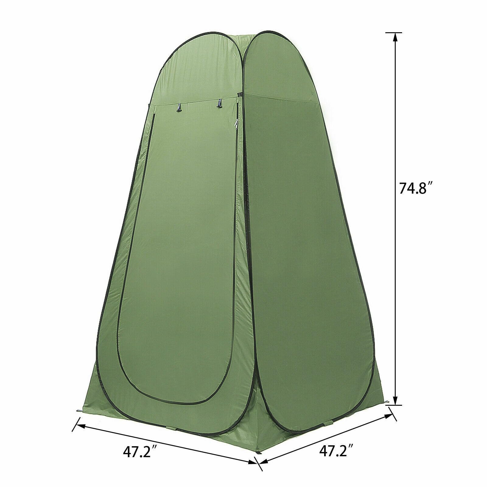 1-2 Person Portable Pop Up Toilet Shower Tent Changing Room Camping Shelter