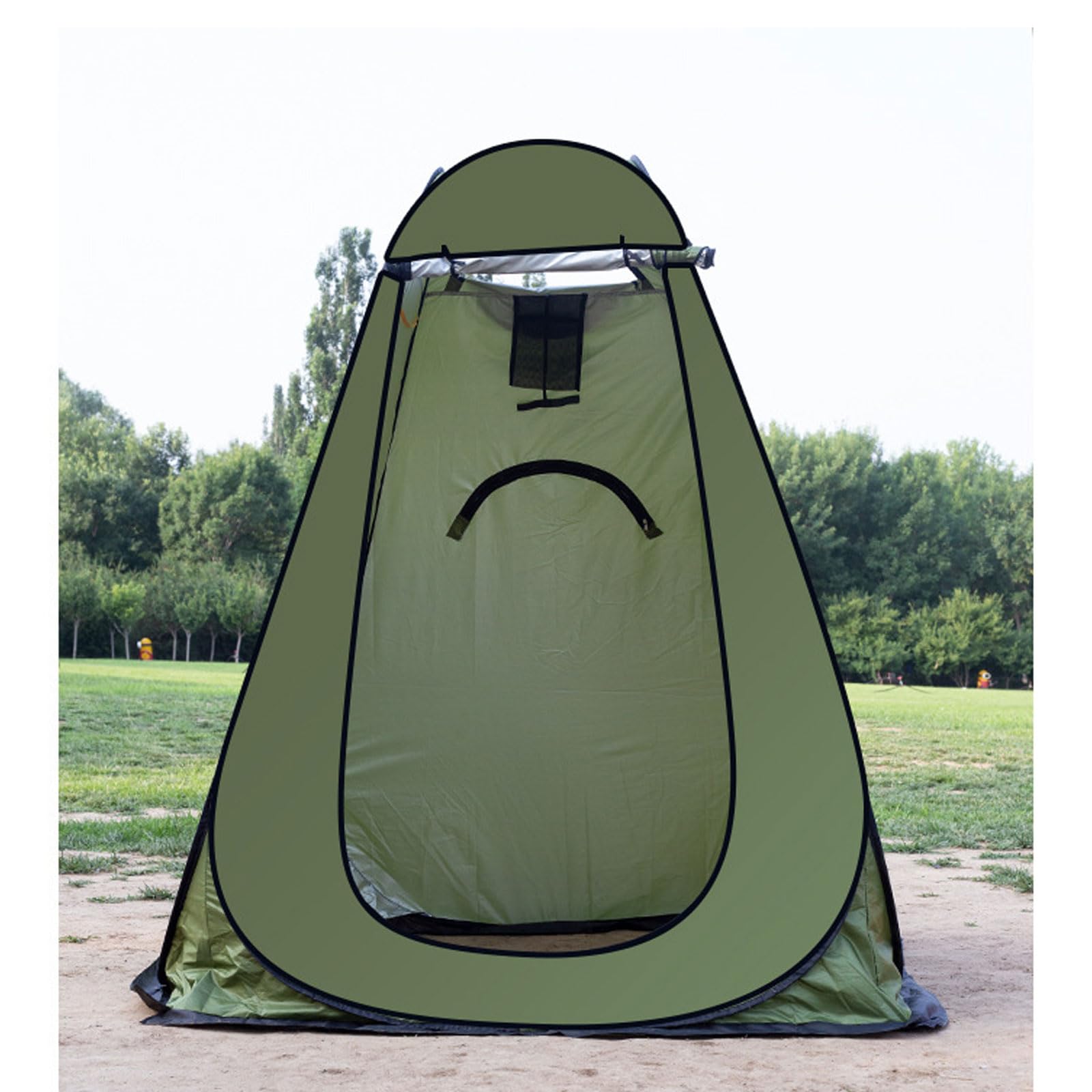 Portable Pop-up Shower Private Tent Bathroom Spacious Changing Room Camping Bike Beach Pontoon Boat Changing Room Privacy Tent Pop Up Shower Tent Portable Dressing Room (Green)