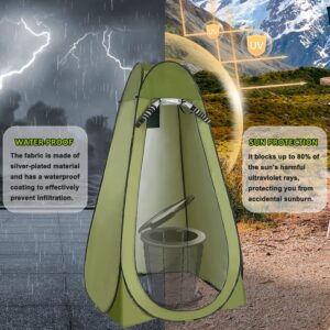 B BIBYKIVN Changing Tent, Shower Tents for Camping, Pop up Privacy Tent for Portable Toilet, Portable Dressing Room for Outdoor Indoor Camping, Hiking