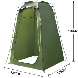 Changing Room Privacy Tent, Portable Pop Up Pod, Outdoor 180cm Changing Tent, with Clothesline and Storage Bag, Rear Side with A Window, Collapsible Outdoor Shelter for Camping, Beach & Rain