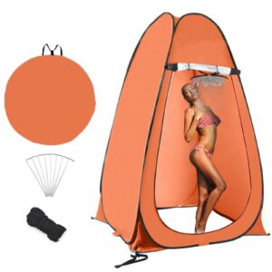 pop up shower tent – instant camping privacy shelter changing tent quick set up in seconds – outdoor portable shower enclosure toilet tent – 47.2 x 47.2 x 74.8