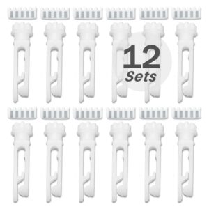 smatagee 12sets vertical window blind stem and gear for vanes carrier of 3-1/2" or 5" vertical blinds components used for headrail,carrier stem vertical blinds curtain accessories