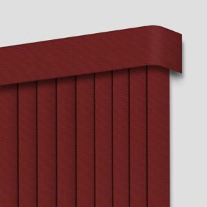 cordless vertical blinds window blind, blackout fabric vertical blind, energy saving uv protection noice reduce vertical blinds for sliding glass doors, patio doors, wine red