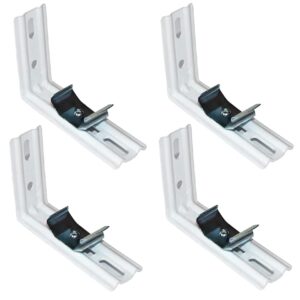 l bracket 4pcs vertical blind bracket clips for vertical blinds with headrail width 1-1/2"(38mm) bracket clips outside mounting