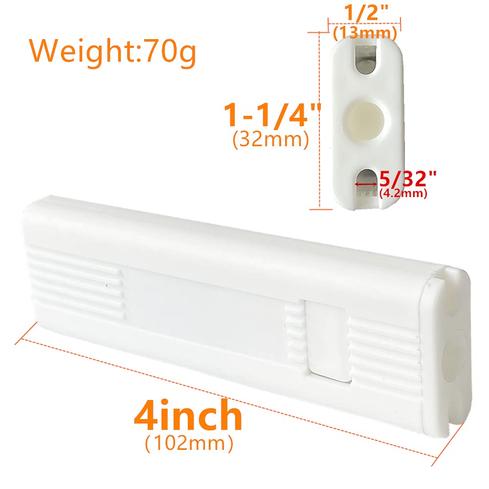 Cord Weight Spare 1pcs for Vertical Blind, Roller Blinds Window Shutter White Plastic Safety Handle Tensioner Device Blinds Accessories