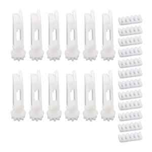 meprotal vertical blind stem replacement white stems for window blind vertical blinds curtain accessories (pack of 12)