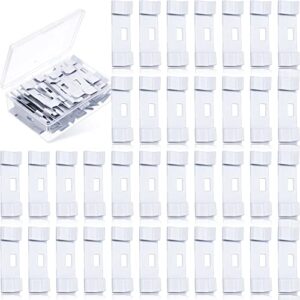 blulu vertical blind repair tabs kit vane savers blind repair clip, window blinds replacement slats parts, white