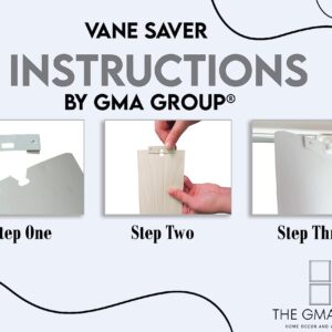 GMA Group 36 Pack Vertical Blind Vane Saver ~ Zinc Curved Repair Clips ~ Fixes Broken Holes