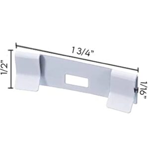 GMA Group 36 Pack Vertical Blind Vane Saver ~ Zinc Curved Repair Clips ~ Fixes Broken Holes