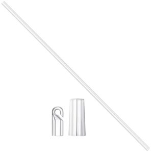 blinds stick hook 24inch transparent fiberglass blind wand, long vertical blinds replacement parts blinds stick with hook and handle blind tilt wand